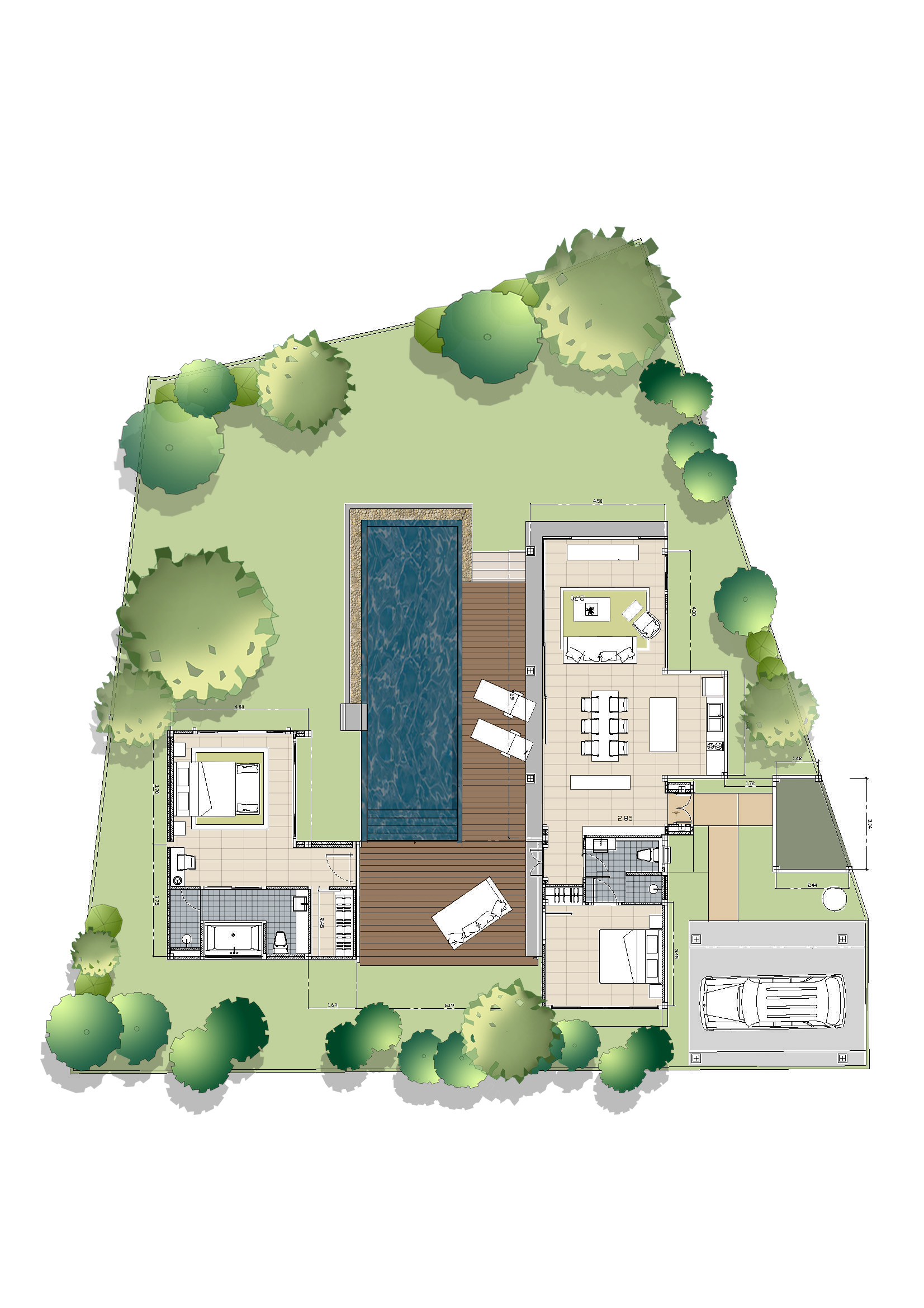 Baan Wana Villa types