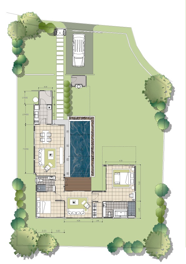 Baan Wana Villa types